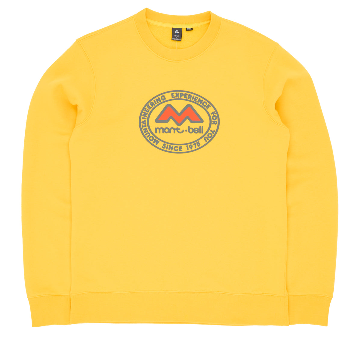 50th Anniversary Cotton Sweatshirt M Mark (Yellow) – Montbell UK